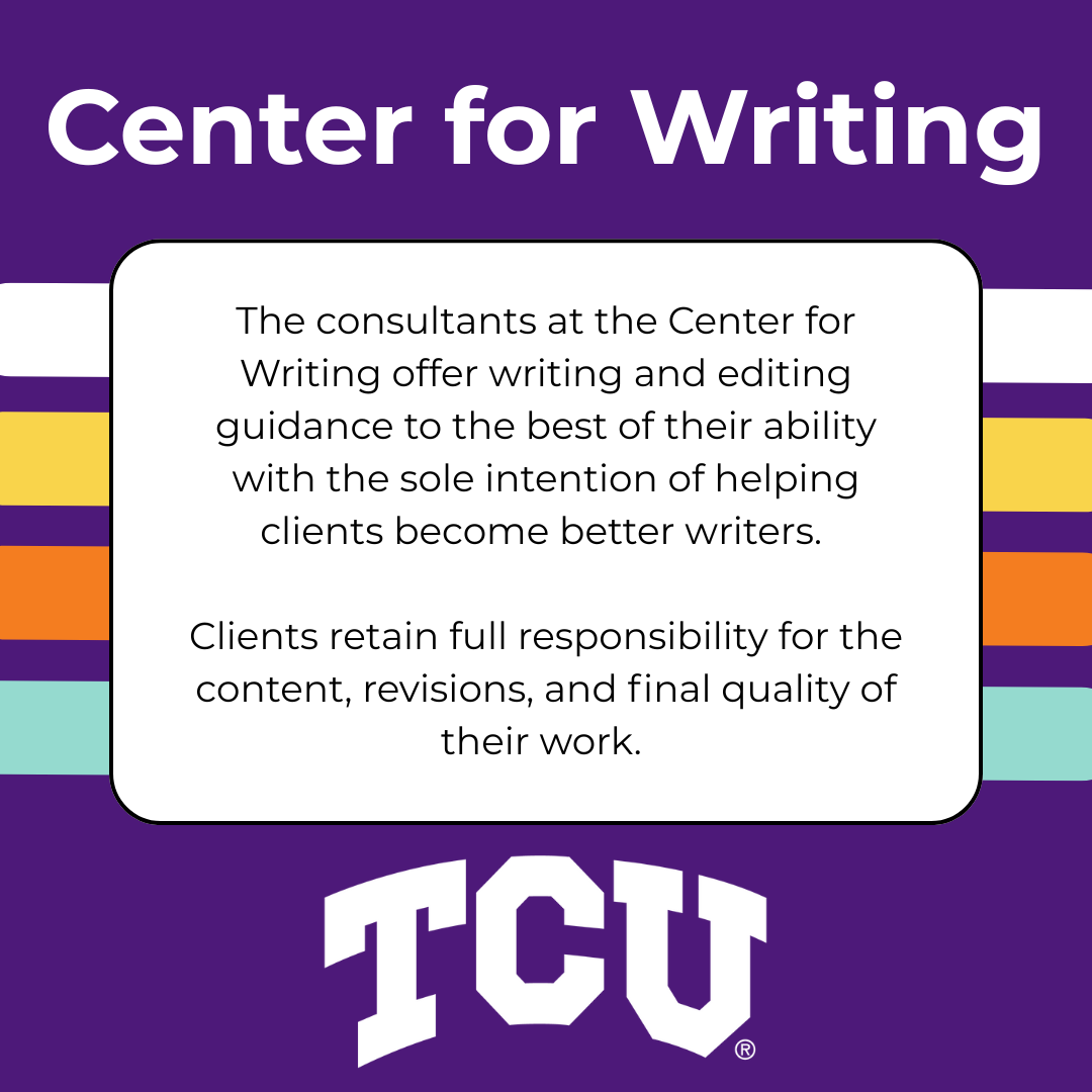 William L. Adams Center for Writing | For Students